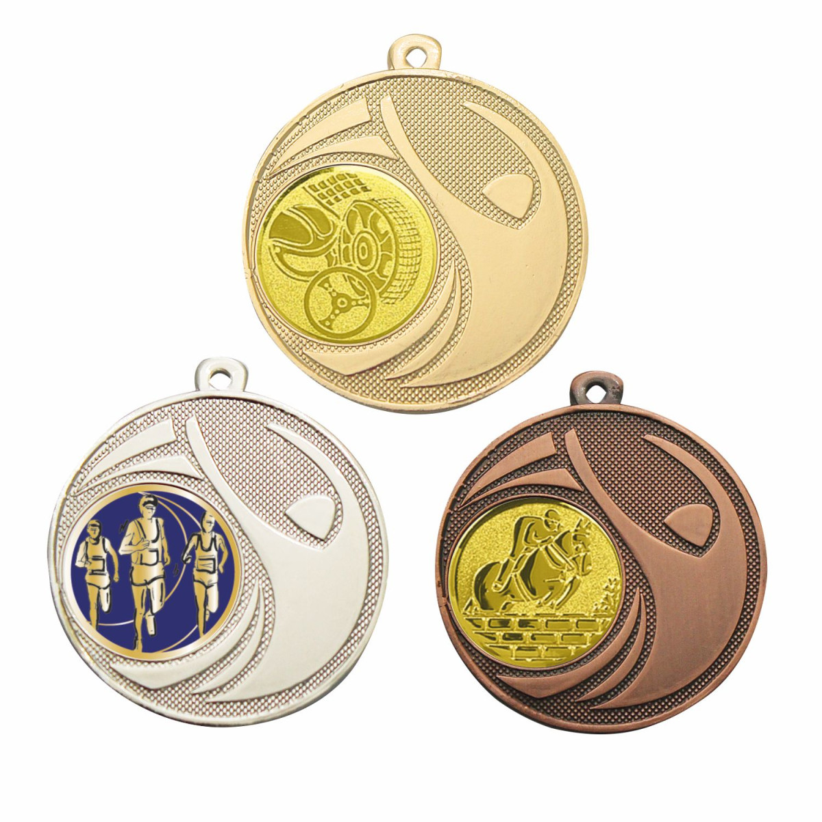 Médaille 50mm avec pastille multisports - B-ME121