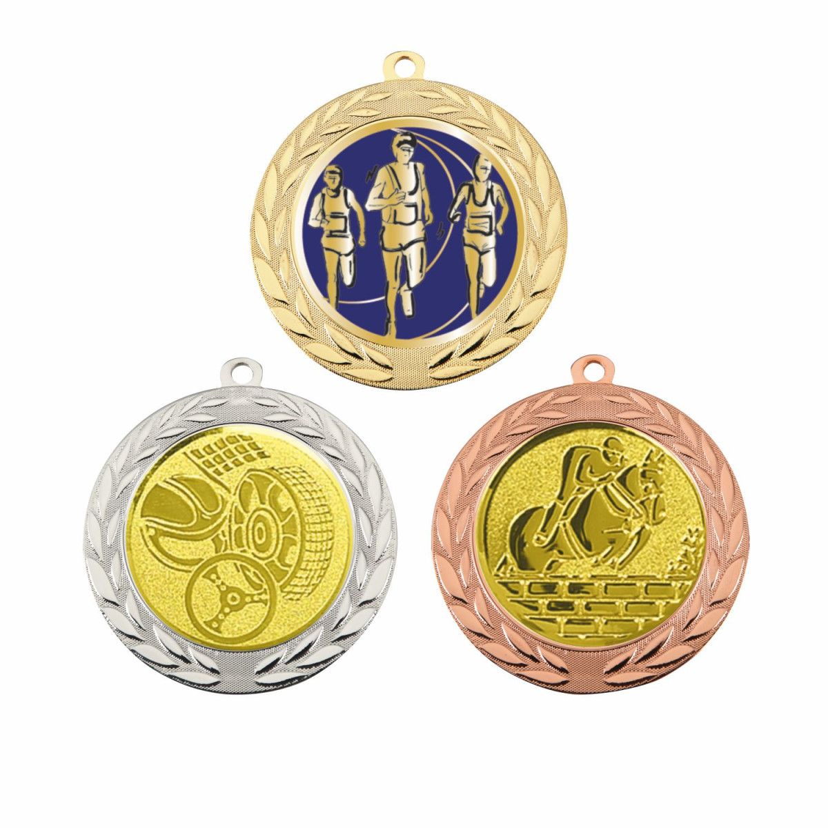 Médaille 70mm multisports avec pastille - B-ME072