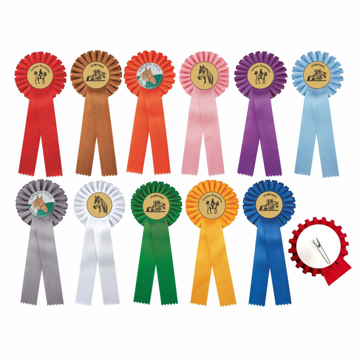 Flots Monochrome avec logo personnalisé en gravure - FC